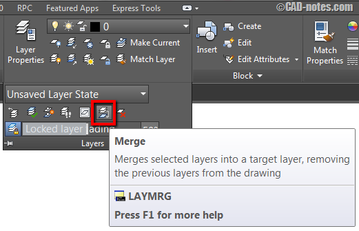 How To Combine Layers To Simplify Your AutoCAD Drawing CADnotes