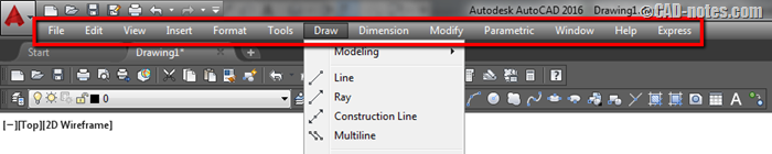 15 Ways To Access AutoCAD Commands CADnotes