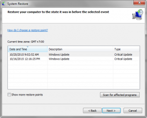 How to use System Restore to fix Software problem | CADnotes
