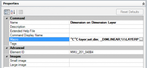 Change layer when using AutoCAD command with Macro | CADnotes