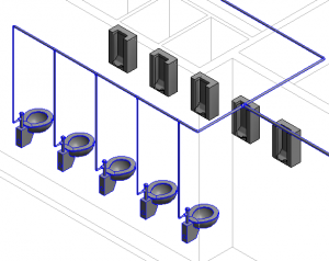 Revit MEP tutorial: Creating Water Supply Route | CADnotes