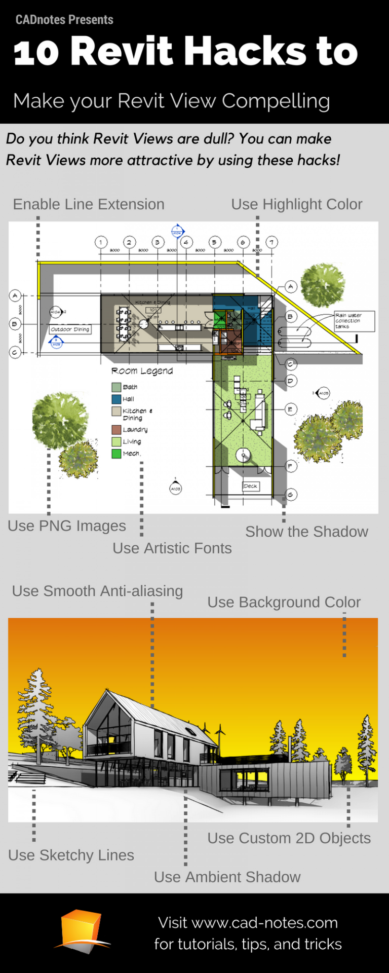 10 Revit Hacks to Make Your Revit View Compelling | CADnotes