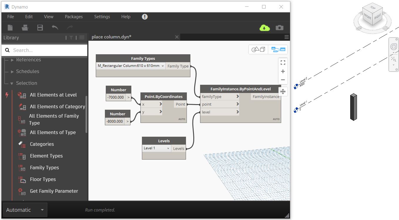 Placing an Element in Revit using Dynamo | CADnotes