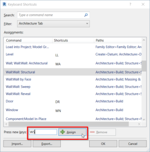 Revit Tips: Optimizing Keyboard Shortcut | CADnotes