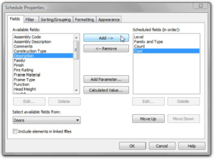 Revit Tutorial: Creating a Door Schedule | CADnotes