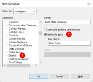 Revit Schedules 101 – Part 2: Key Schedule | CADnotes