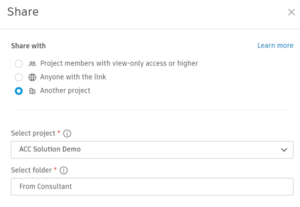 ACC Bridge: Send Files Between Projects | CADnotes