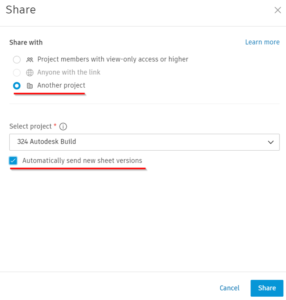 ACC Bridge: Send Files Between Projects | CADnotes