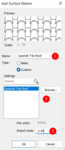 Creating Spanish Roof Pattern in Revit | CADnotes