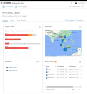 My Home on the ACC Unified Platform | CADnotes